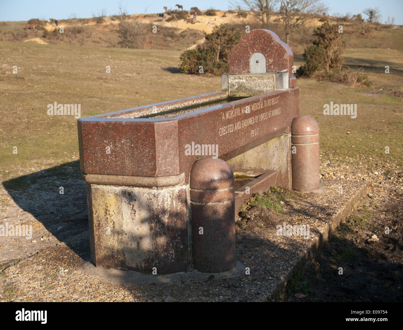 Stone cattle trough hi-res stock photography and images - Alamy