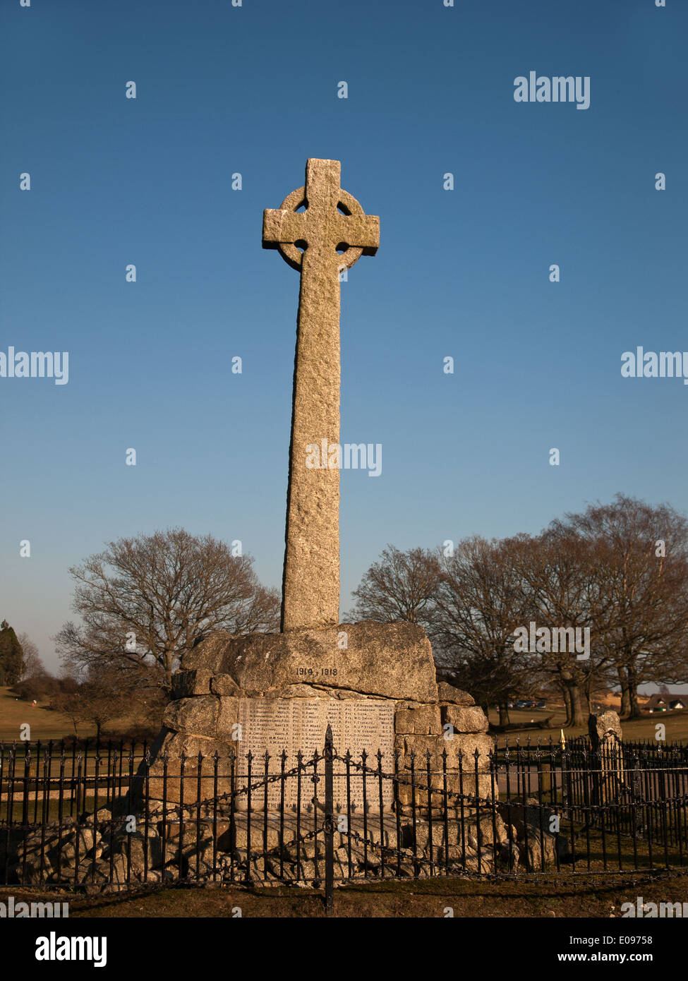 War Memorial Lyndhurst New Forest Hampshire England UK Stock Photo - Alamy