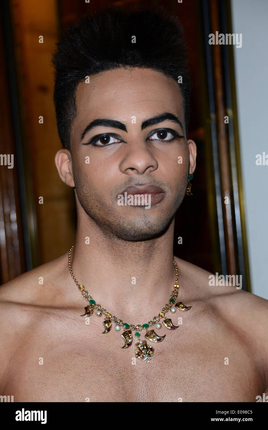 London England, 6th May 14 :Model wearing 'Nicky Butler' Egyptian ...