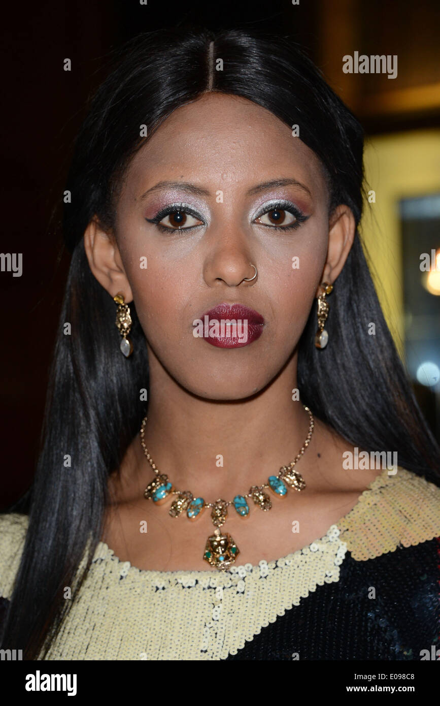 London England, 6th May 14 :Model wearing 'Nicky Butler' Egyptian ...