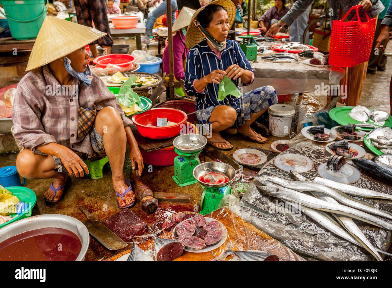 Fish Market, Hoi An, Quảng Nam Province, Vietnam Stock Photo - Alamy