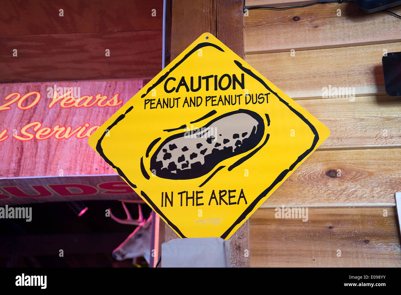 Peanut Allergy Warning