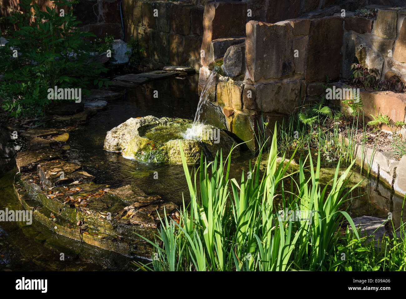 Small water fountain garden hi-res stock photography and images - Alamy