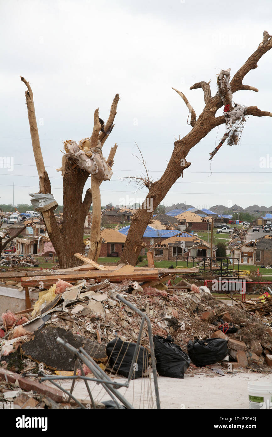 Destruction after a tornado Stock Photo - Alamy