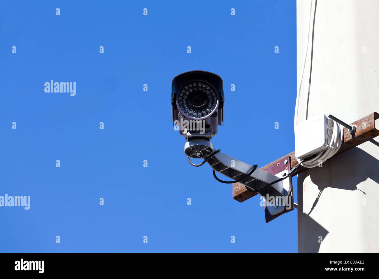 Modern Infrared Day-Night Camera with a Blue Sky Stock Photo - Alamy