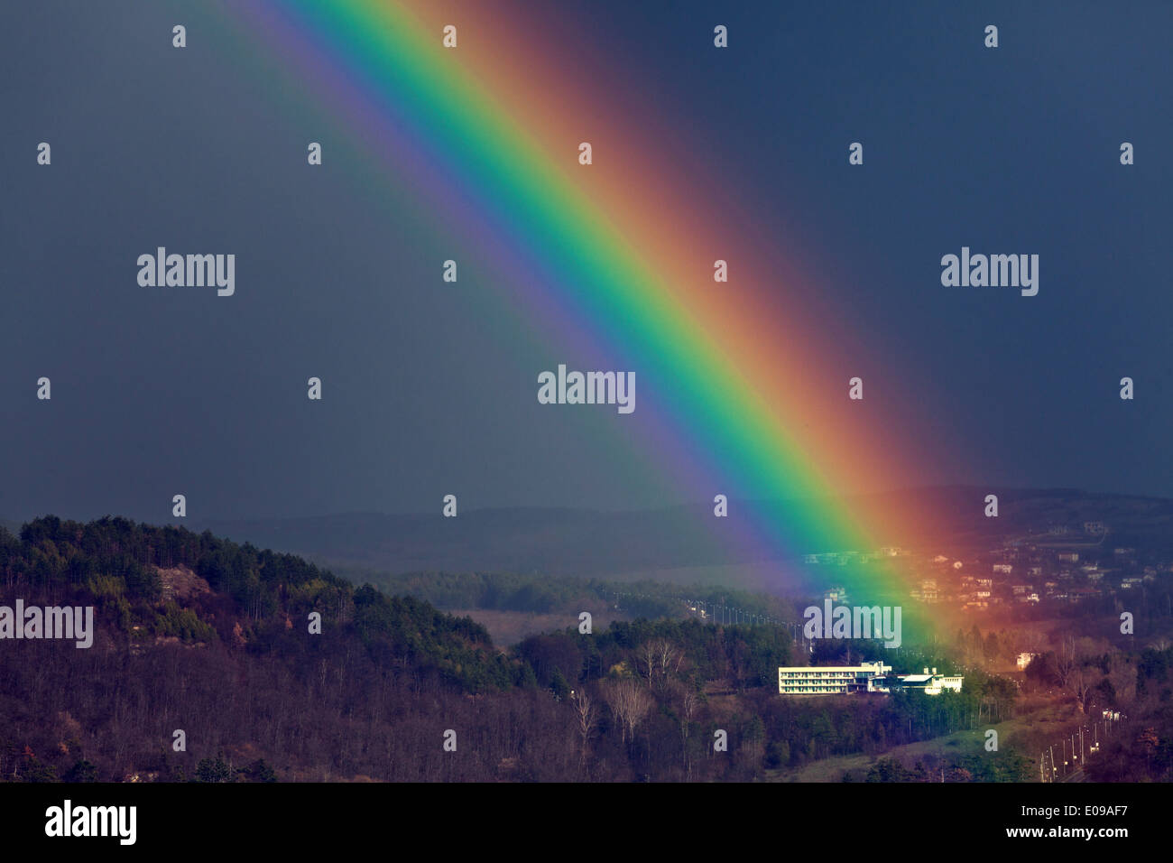 Full Rainbow In The Rain