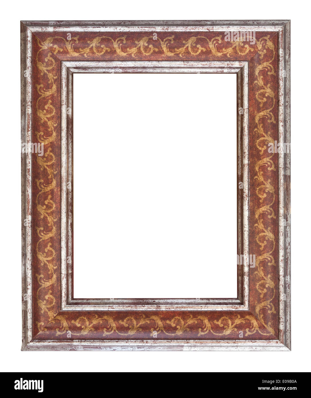 Retro bronze frame isolated with clipping path hi-res stock photography ...