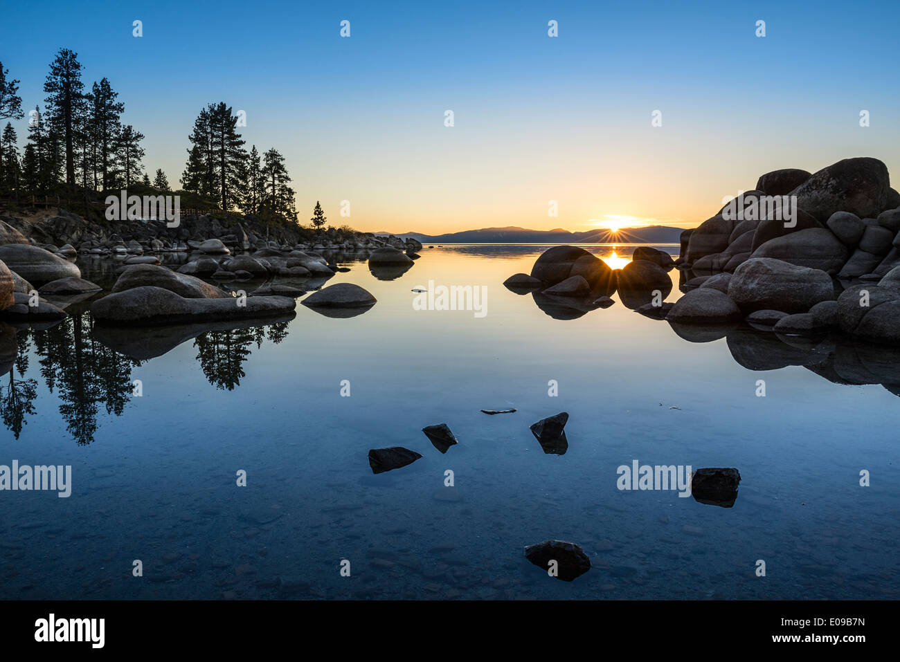 Sand harbor sunset hi-res stock photography and images - Alamy