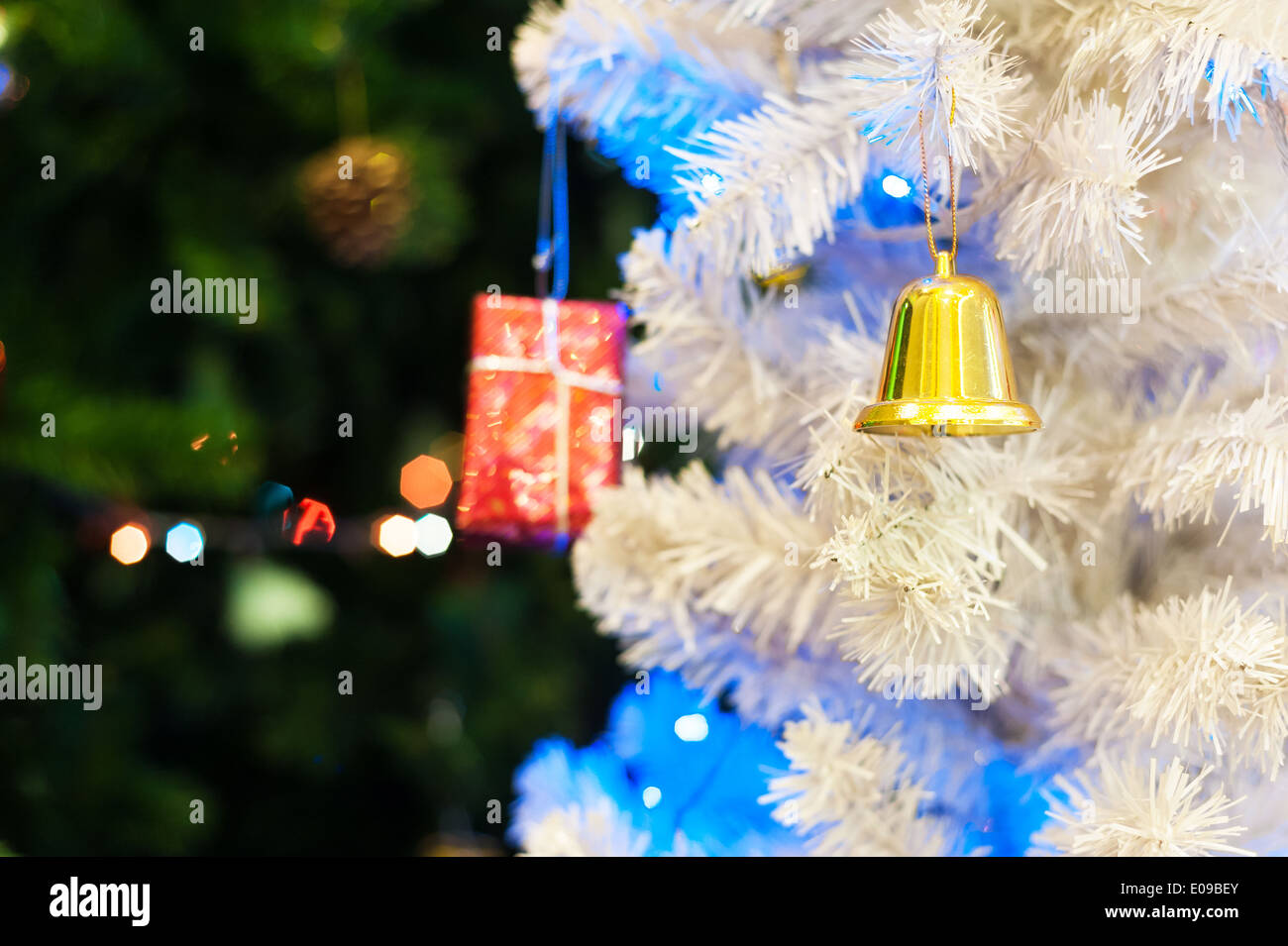 Christmas tree in happy place Stock Photo - Alamy
