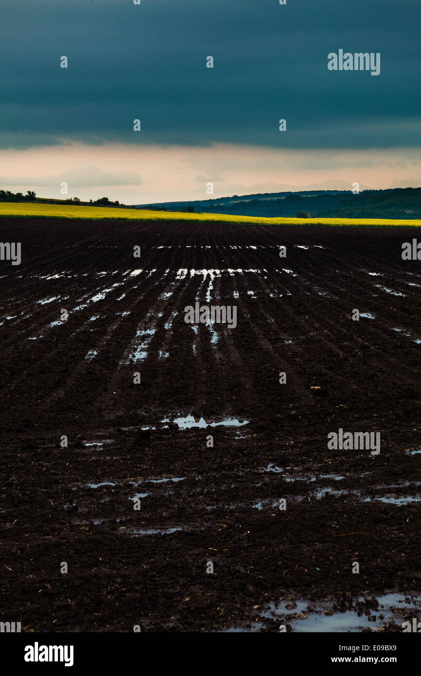 Dark furrows hi-res stock photography and images - Alamy