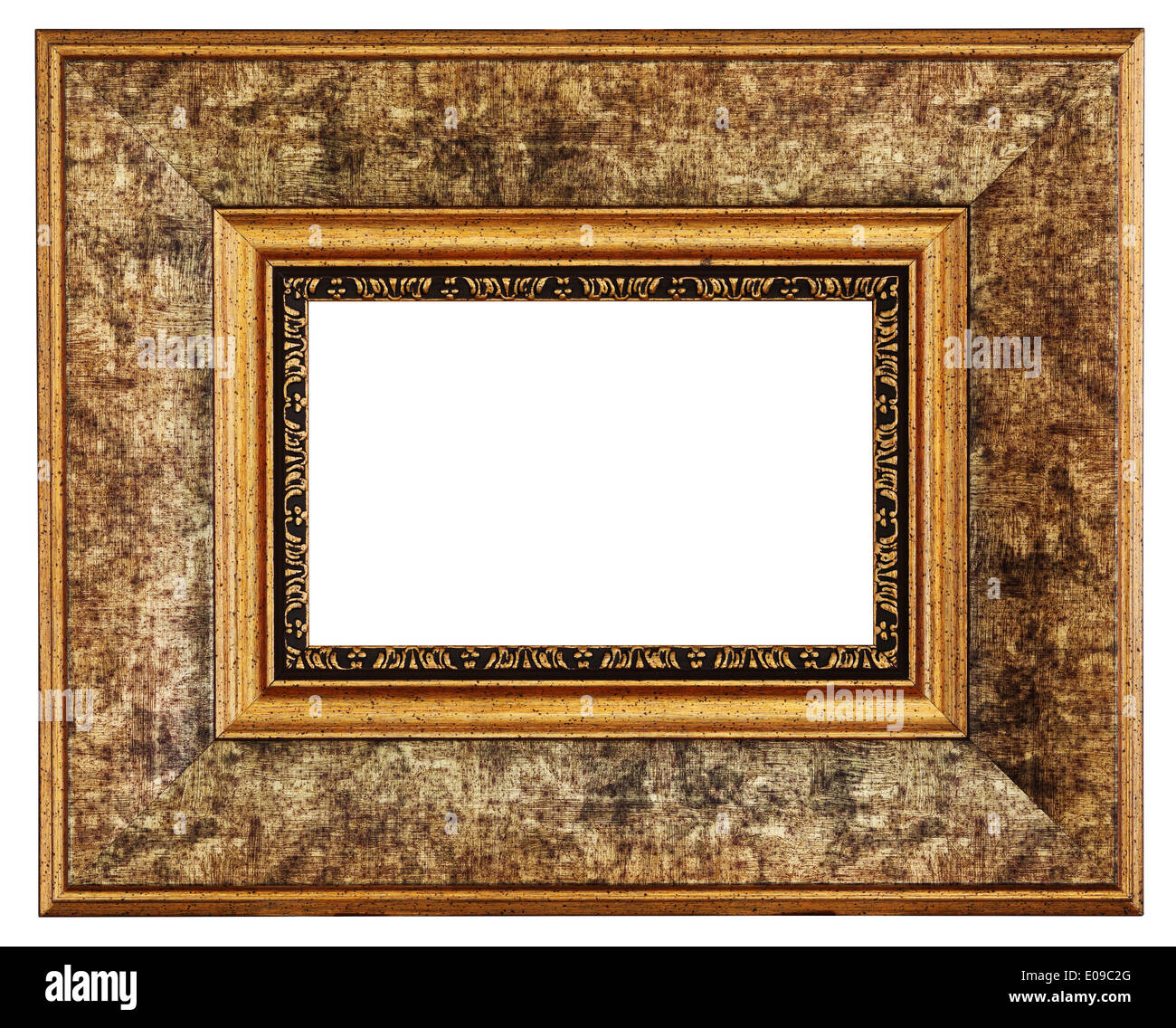 Standard picture frame. Isolated path and over white background Stock ...