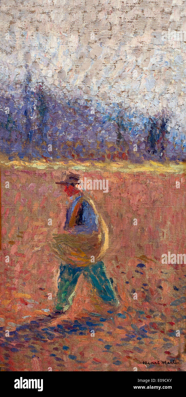 The Sower 1914 Henri Martin 1860-1943 France French Stock Photo - Alamy The Sower 1914 Henri Martin 1860-1943 France French Stock Photo - Alamy