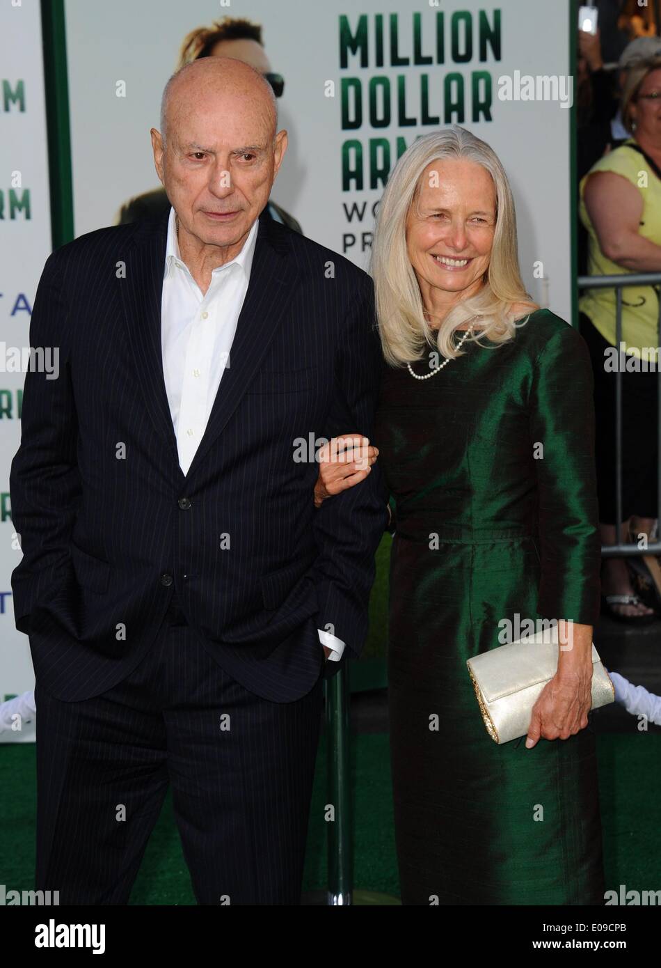 Los Angeles, CA, USA. 6th May, 2014. Alan Arkin, Suzanne Newlander ...