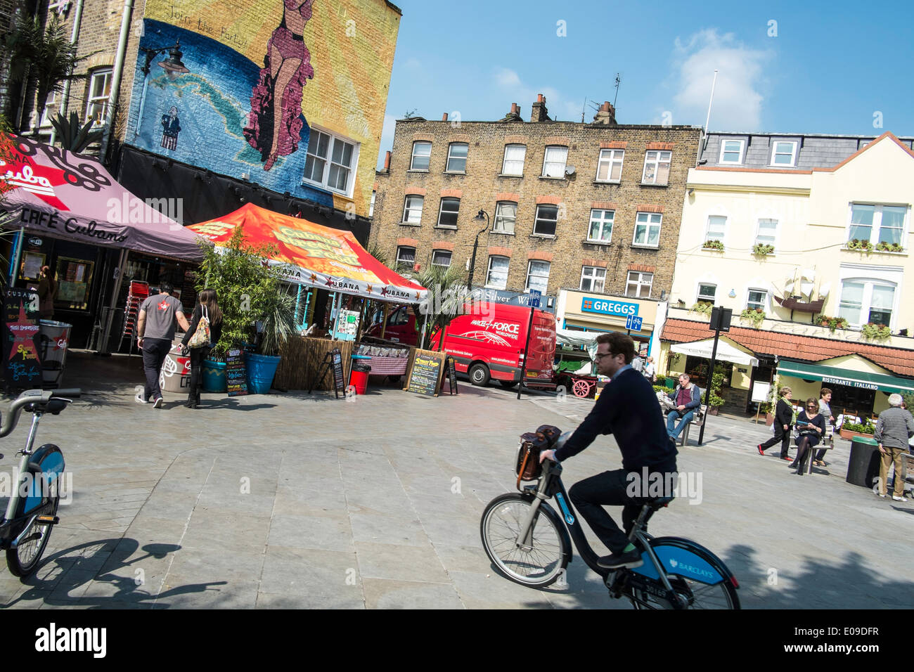Lower Marsh Shopping UK Stock Photo - Alamy