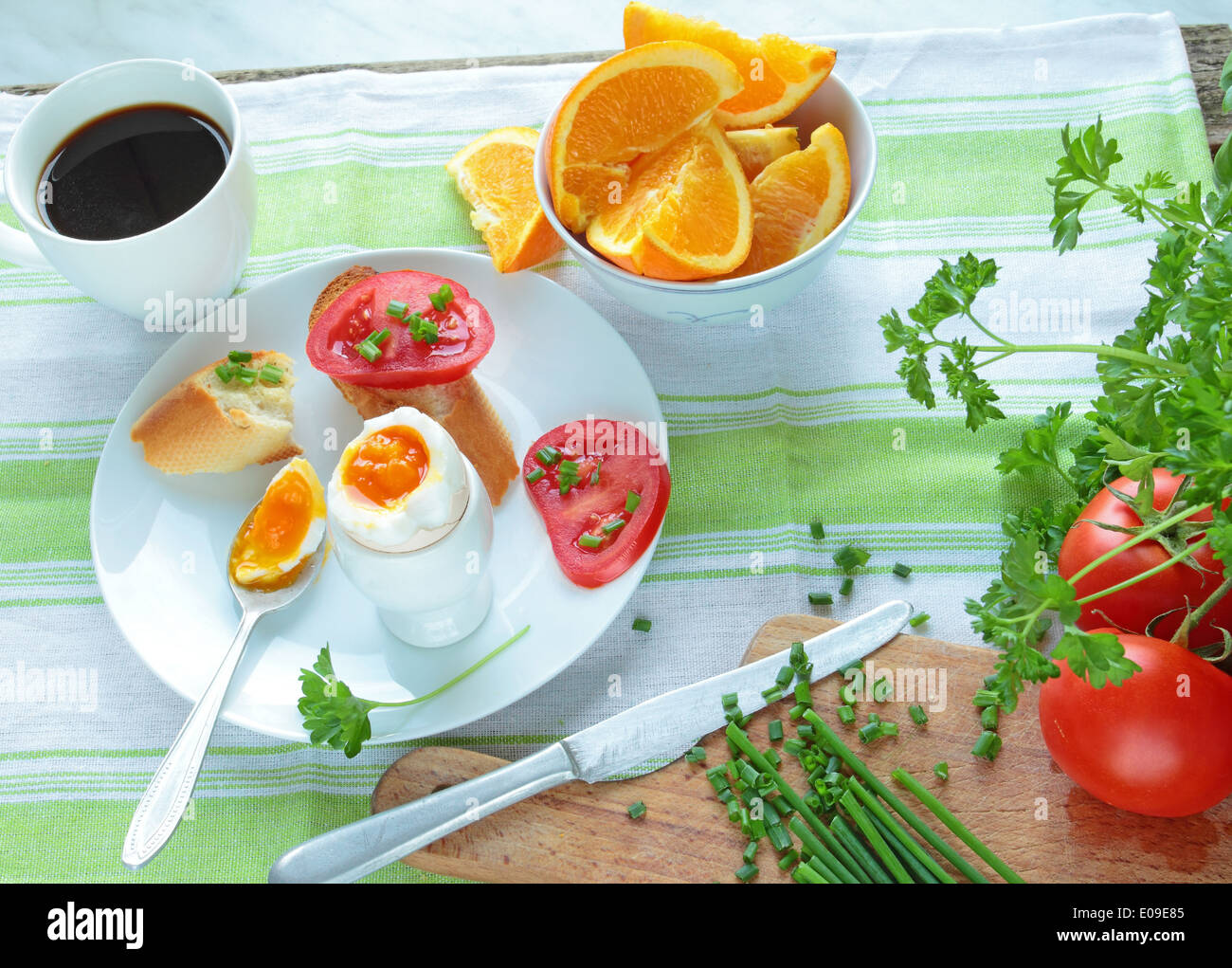 Fruit and vegetables and egg hi-res stock photography and images - Alamy