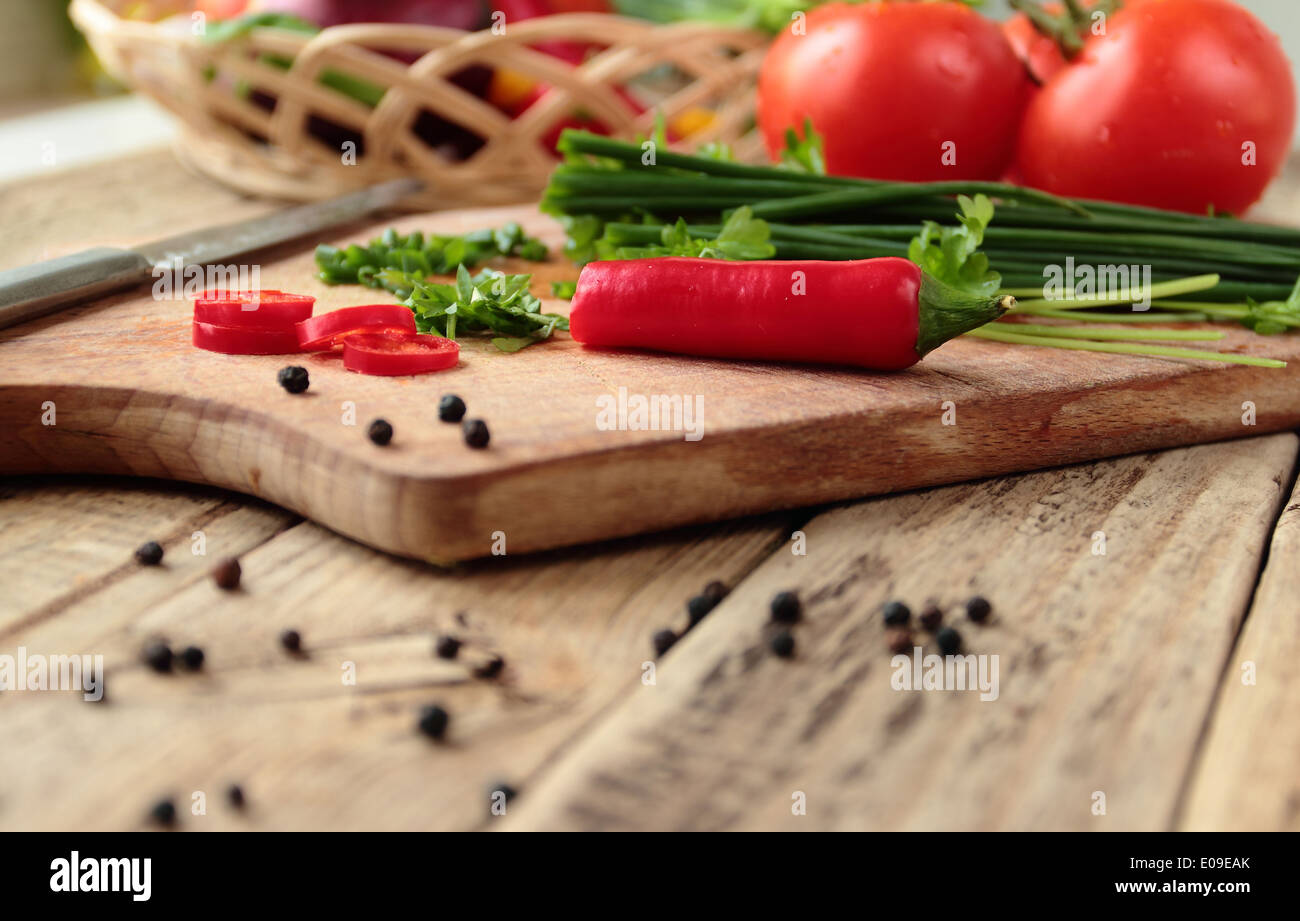 Vegetables paprika tomato onion hi-res stock photography and images - Alamy