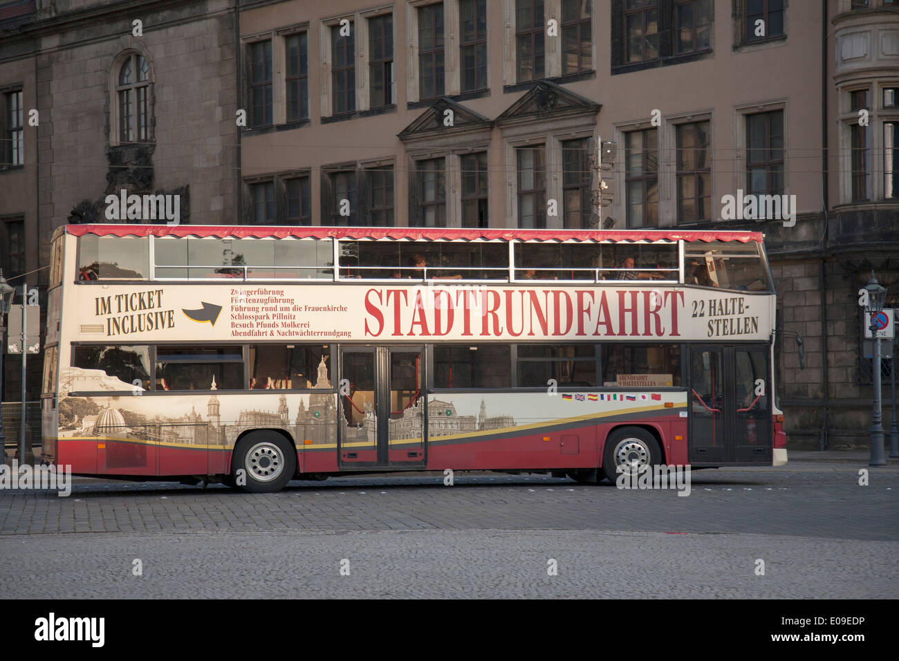 Tourist Bus, Dresden, Saxony, Germany Stock Photo - Alamy