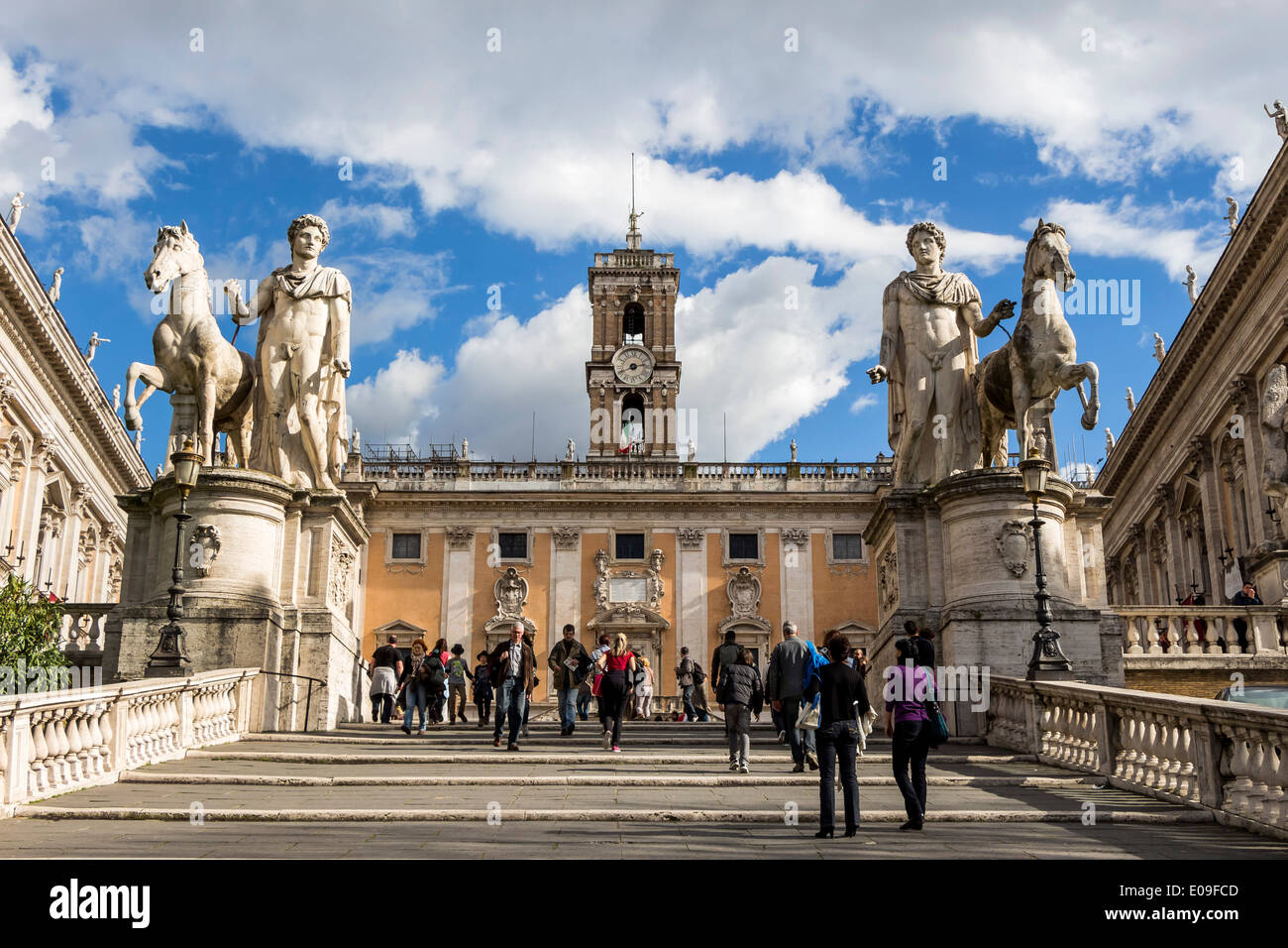 Italy, Rome, Capitol with Piazza del Campidoglio Stock Photo - Alamy