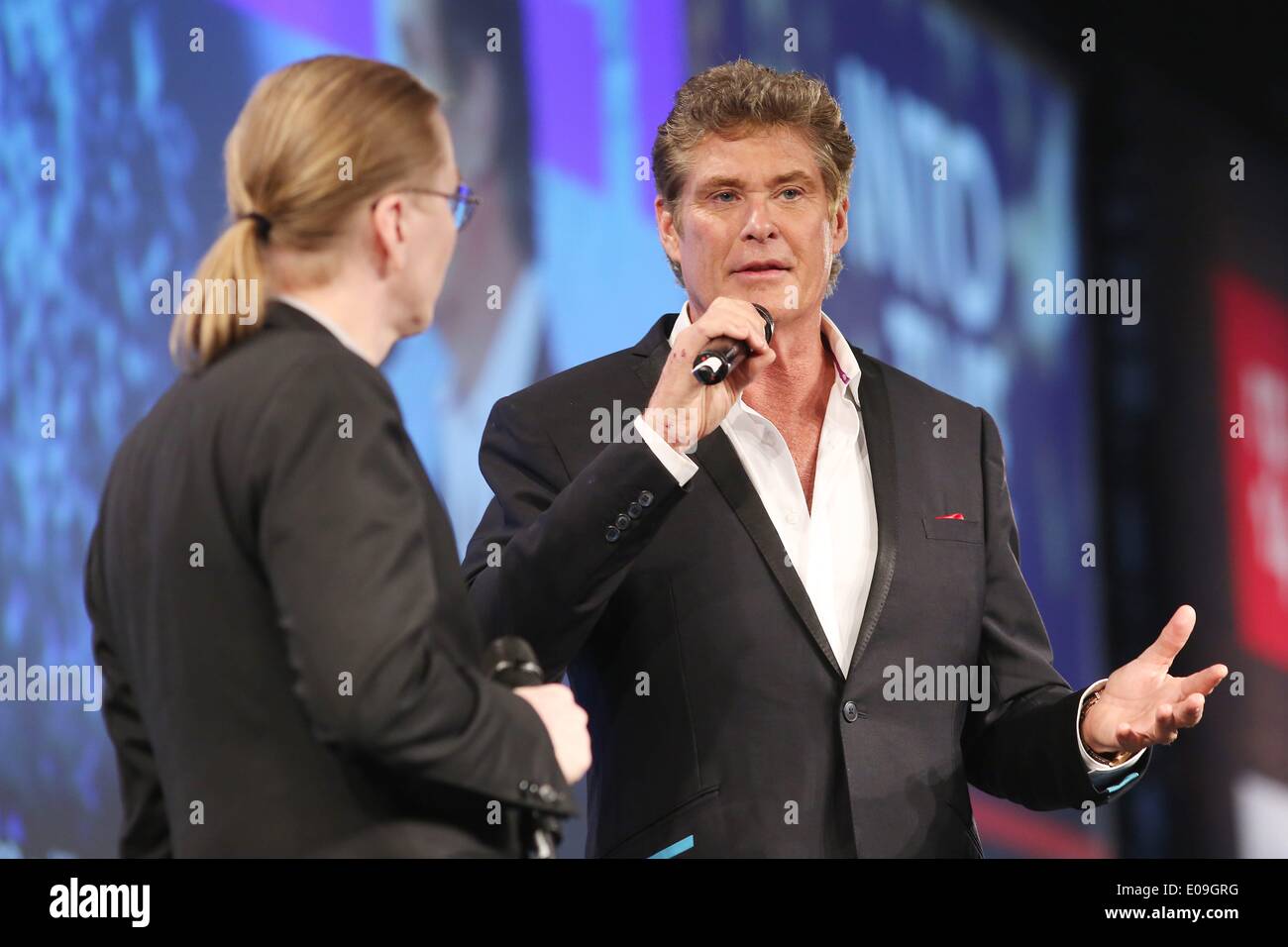 American actor and singer David Hasselhoff at the Media Convention re ...