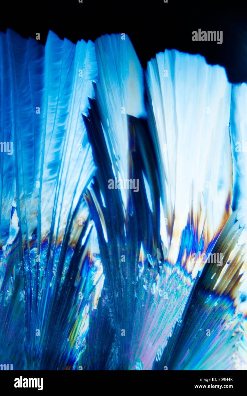 Micro Crystals in polarized Light Stock Photo - Alamy