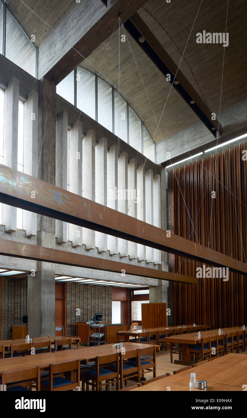 Dining Hall of Churchill College, Cambridge, UK Stock Photo - Alamy