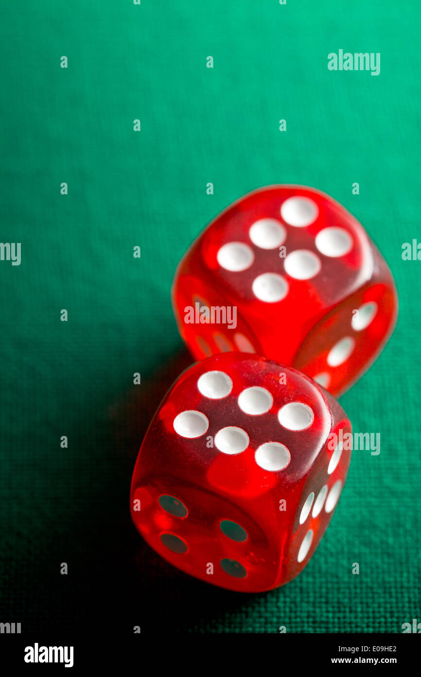 Dice on the table hi-res stock photography and images - Alamy