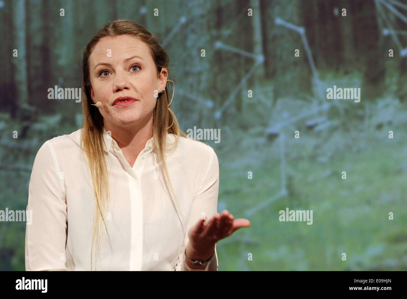 British journalist and WikiLeaks section editor Sarah Harrison at the ...