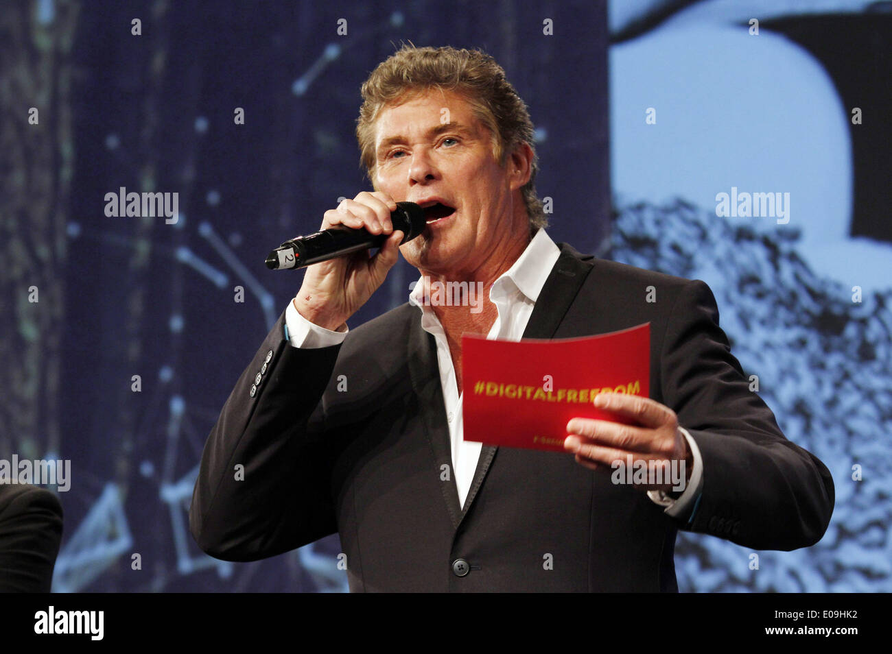American actor and singer David Hasselhoff at the Media Convention re ...