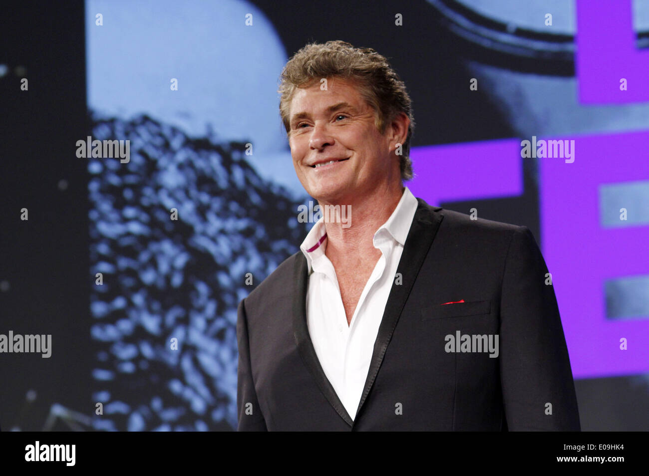 American actor and singer David Hasselhoff at the Media Convention re ...