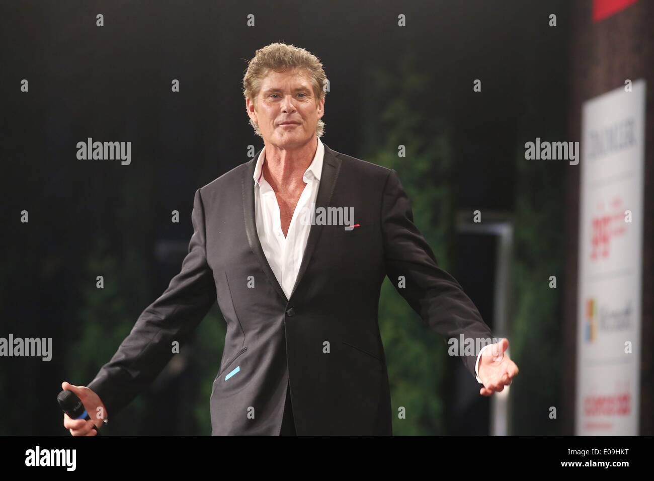 American actor and singer David Hasselhoff at the Media Convention re ...