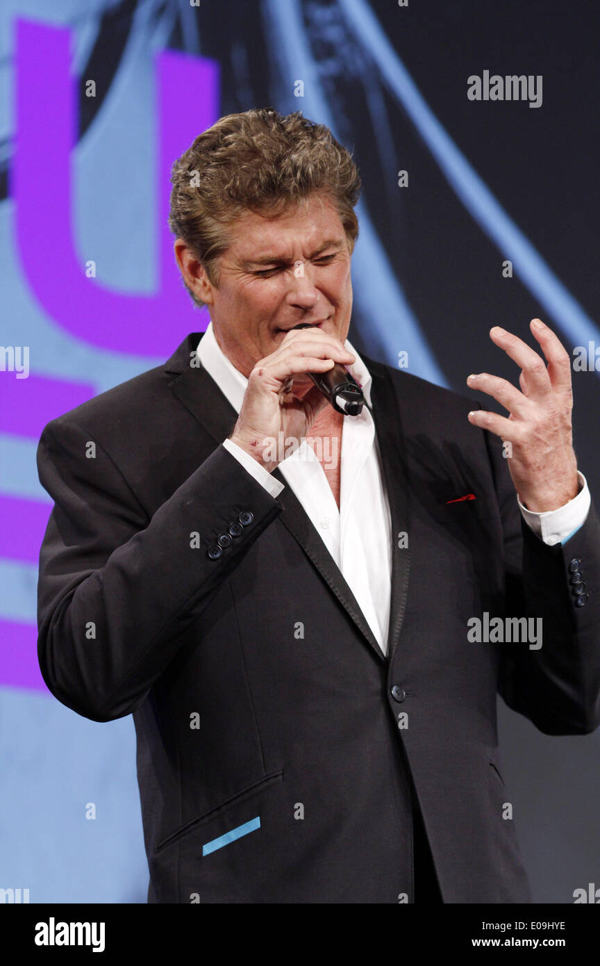American actor and singer David Hasselhoff at the Media Convention re ...