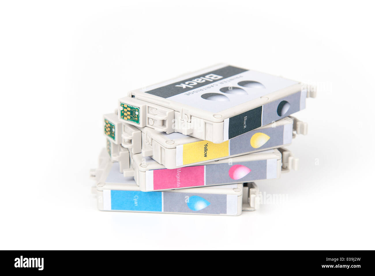 Cmyk cartridges colour inkjet printer Cut Out Stock Images & Pictures ...