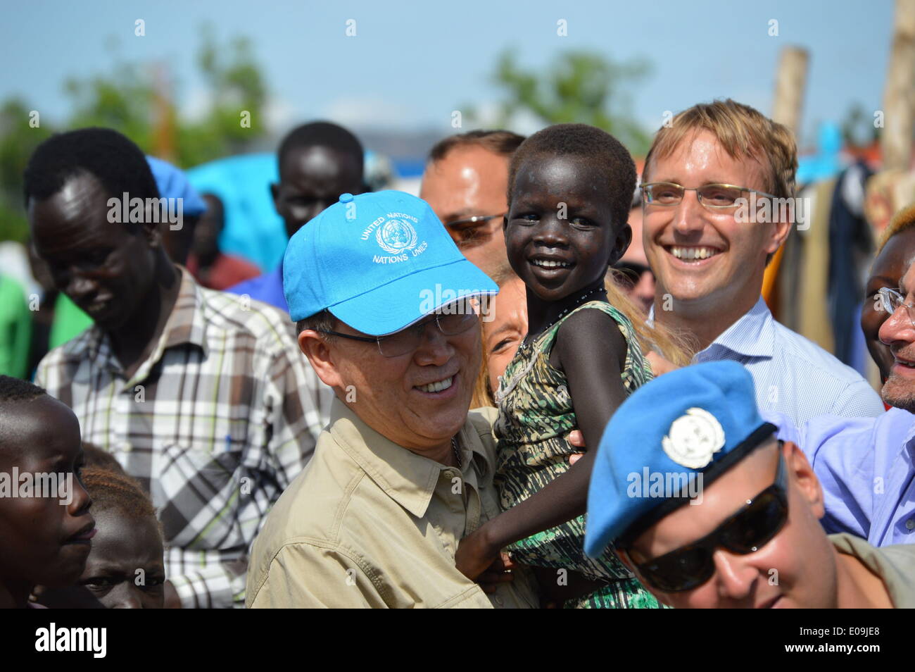 Juba, South Sudan, Africa. 6th May, 2014. United Nations Secretary ...