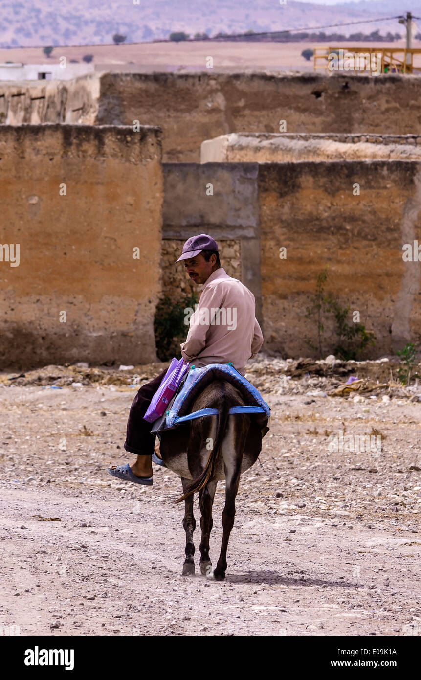 Man with donkey hi-res stock photography and images - Alamy
