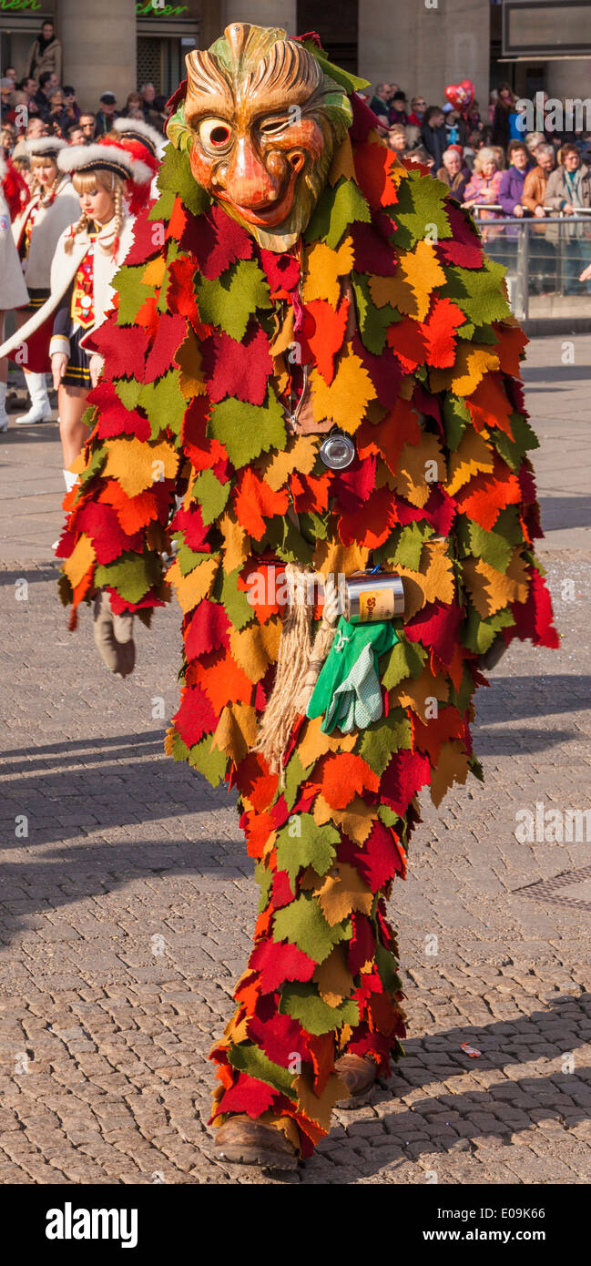 Germany, Baden-Wuerttemberg, Stuttgart, Swabian-Alemannic carnival ...