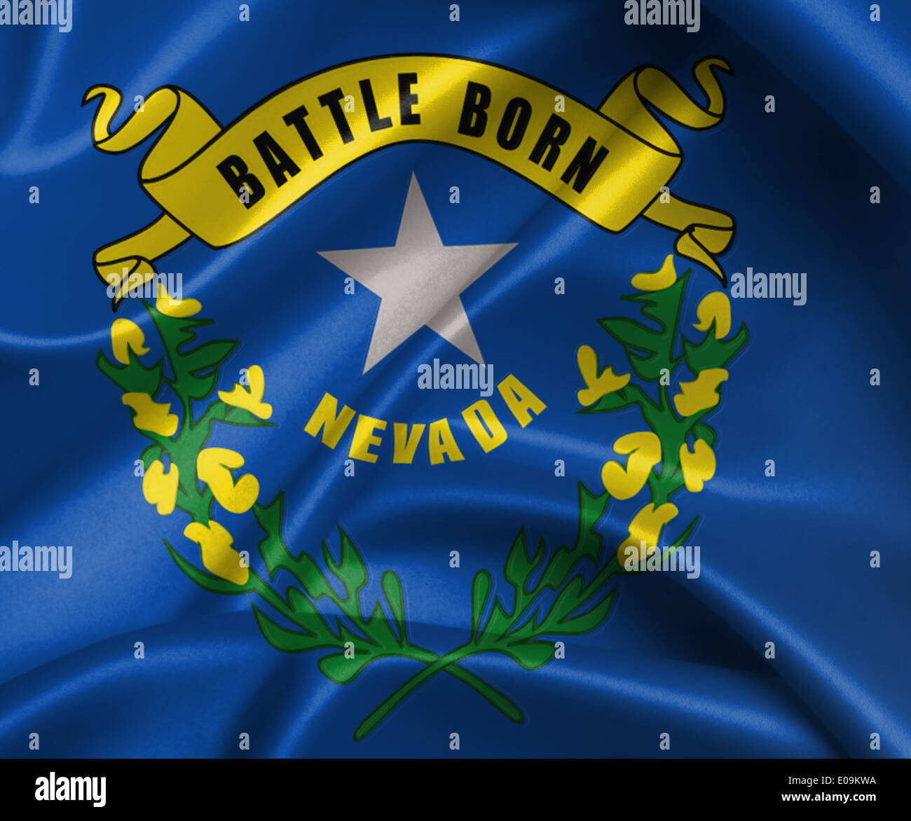 Nevada waving flag hi-res stock photography and images - Alamy