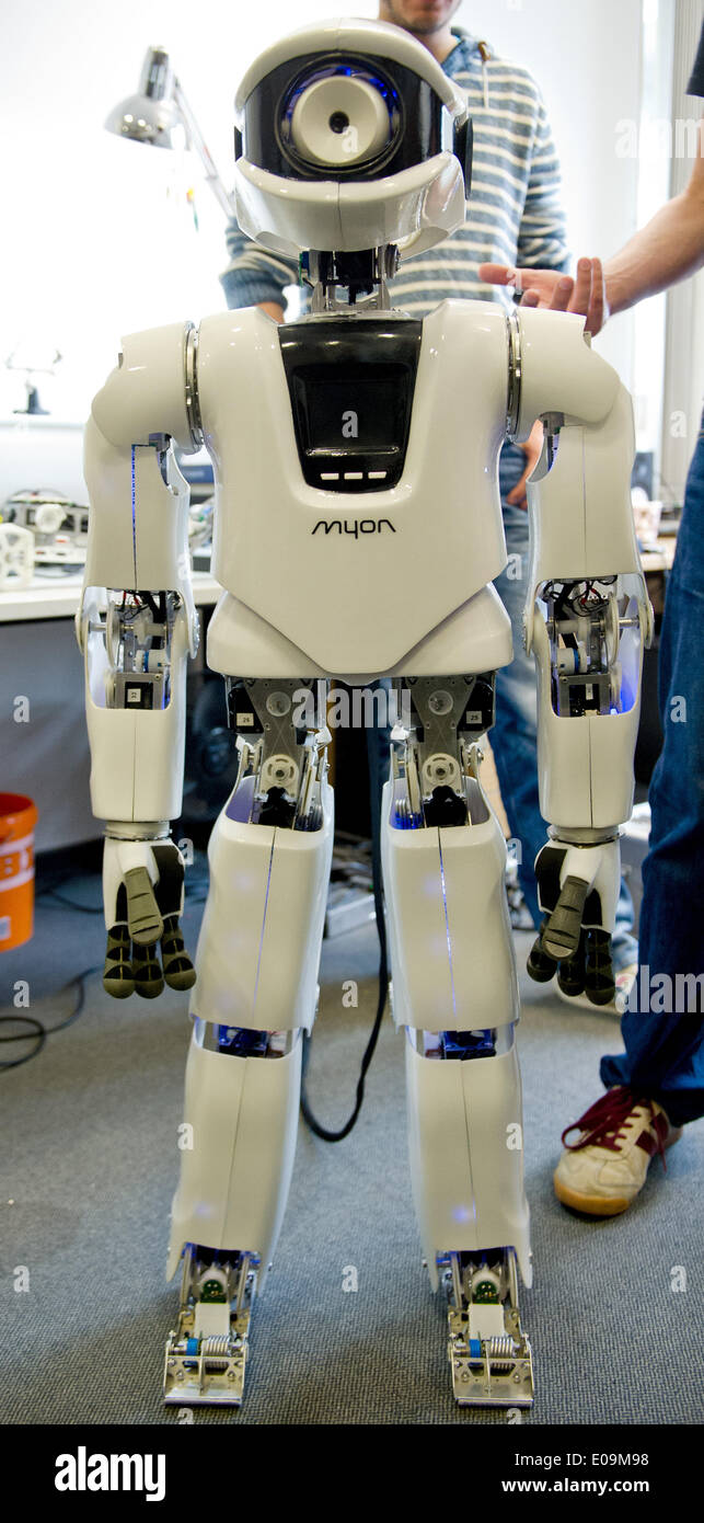 Berlin, Germany. 07th May, 2014. View of the humanoid robot 'Myon ...
