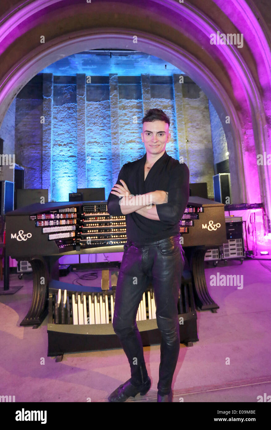 Berlin, Germany. 02nd May, 2014. US organist Cameron Carpenter poses ...