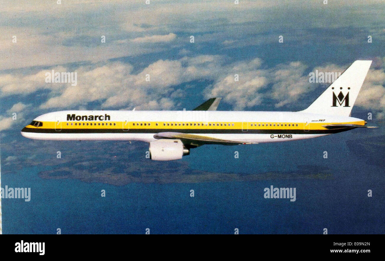 A Boeing 757 aircraft, known for its versatility in both short and long ...