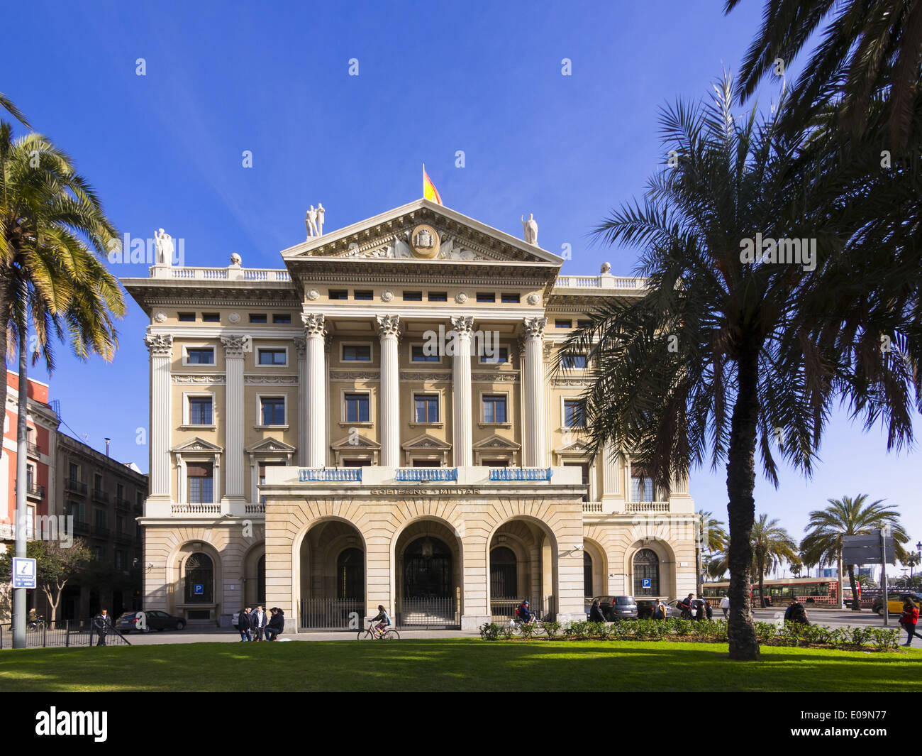Spain, Catalonia, Barcelona, Gobierno Militar, military headquarters ...