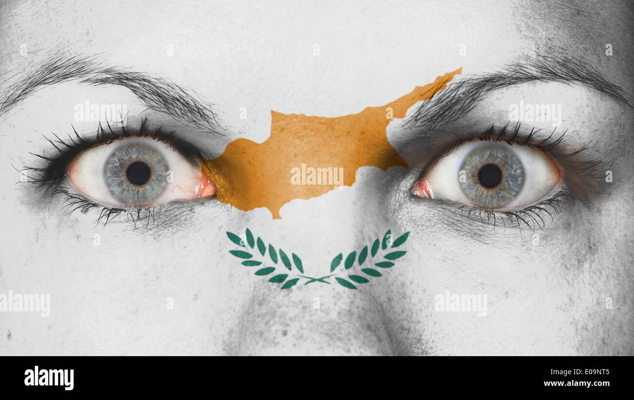 Cyprus girl flag hi-res stock photography and images - Alamy