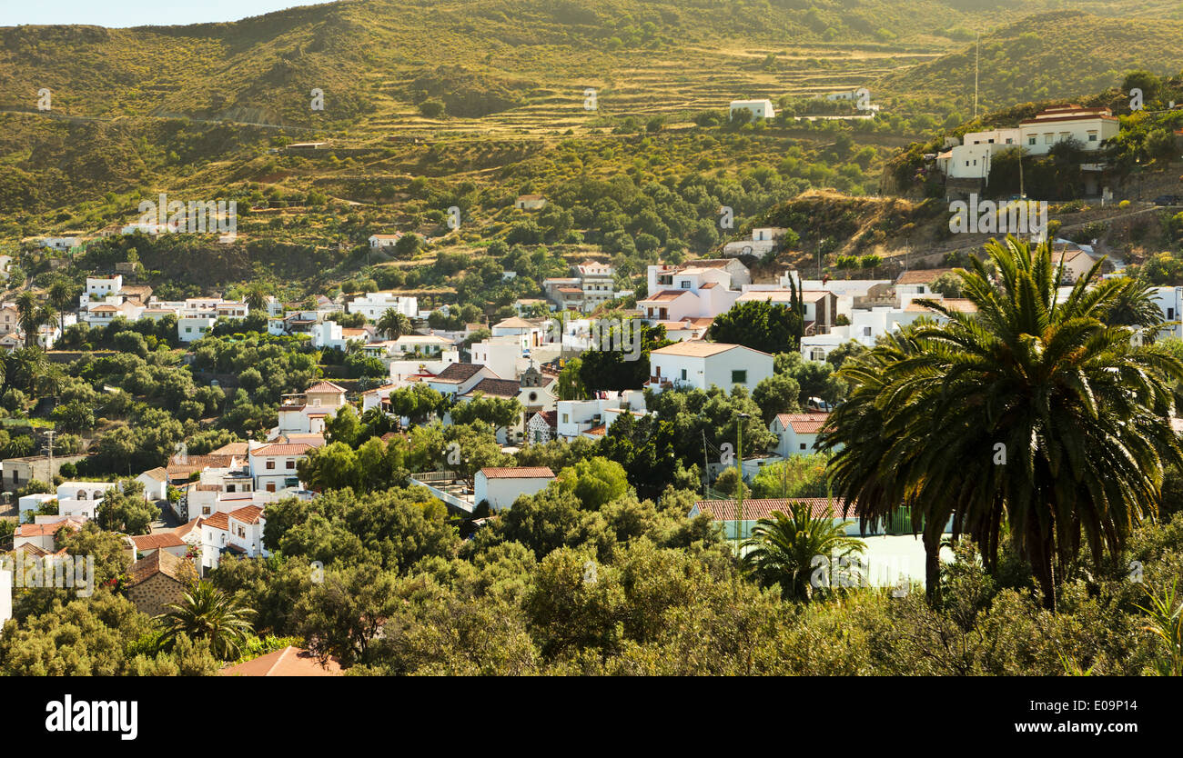 Spain, Canary Islands, Gran Canaria, Mountain village Temisas Stock ...