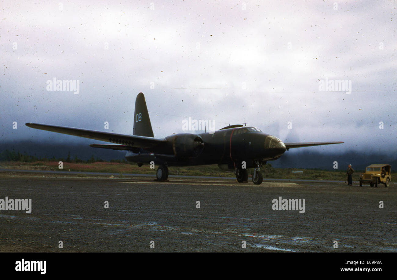 The P2V-2 Neptune was a US Navy patrol aircraft, shown here with VP-4 ...