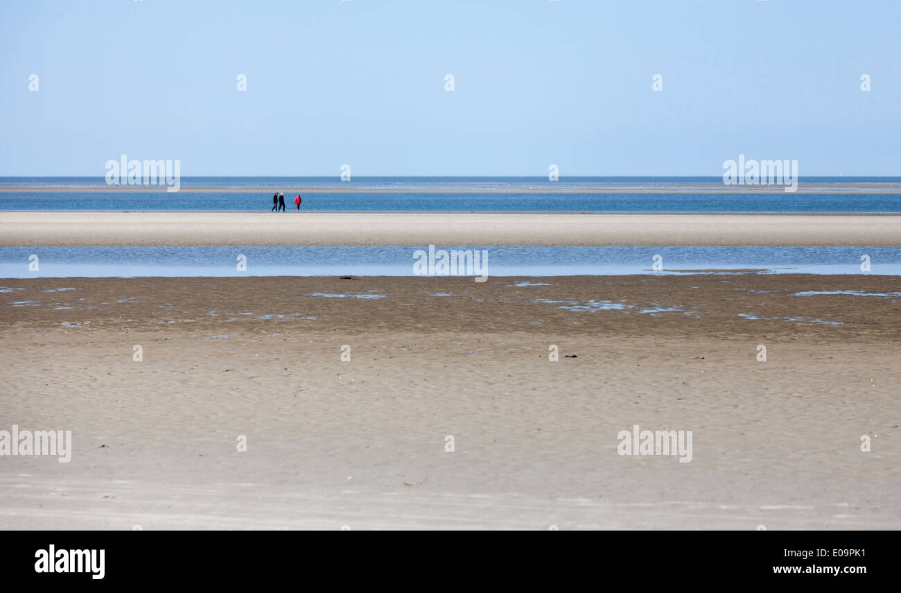Germany, Schleswig-Holstein, St Peter-Ording, Wadden Sea Stock Photo ...