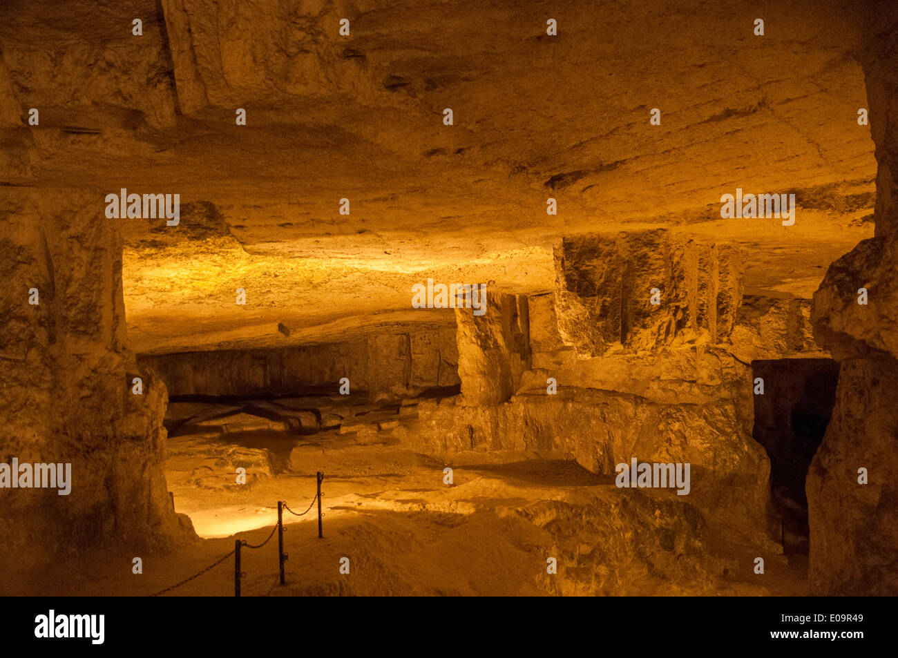 Israel, Jerusalem, entrance, Zedekiah's Cave – also known as Solomon's ...