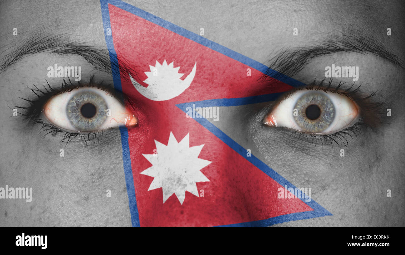 Flag of nepal hi-res stock photography and images - Alamy