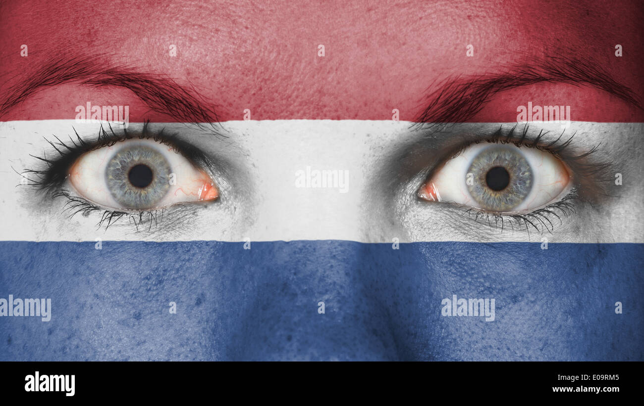 Dutch girl flag hi-res stock photography and images - Alamy