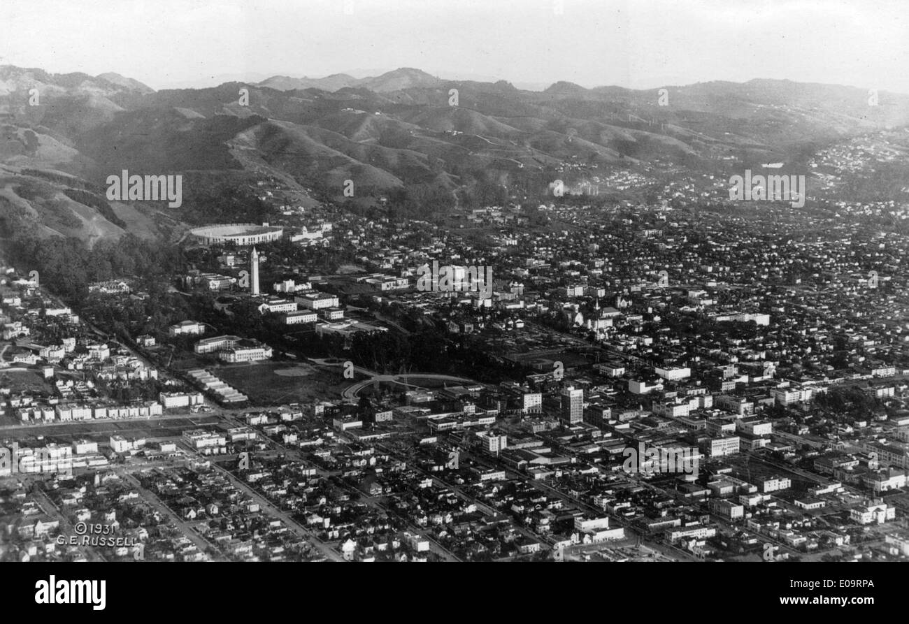 Berkeley aerial Black and White Stock Photos & Images - Alamy