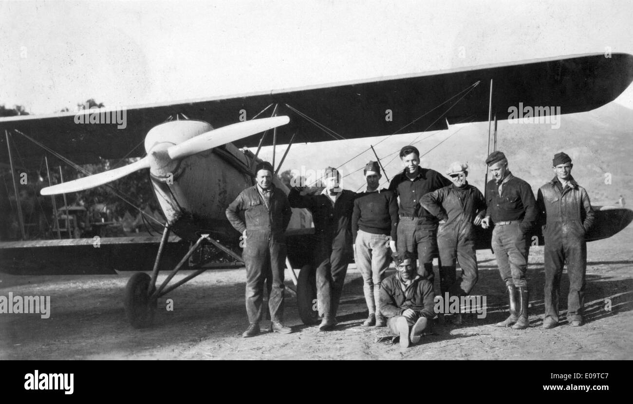 This photo features a Waco 9 aircraft from the Robert Mitchell ...