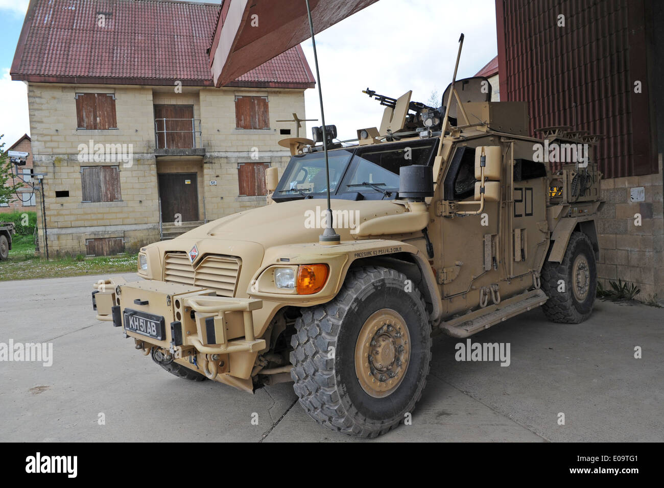 Husky is a new British army protected support vehicle Stock Photo - Alamy